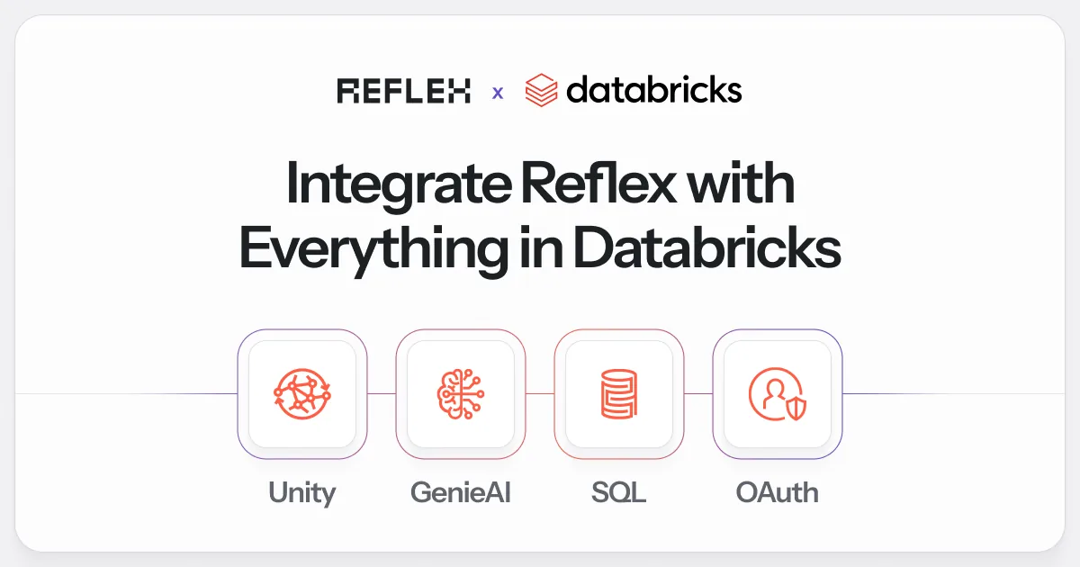 Reflex on Databricks - Deploy Python Apps